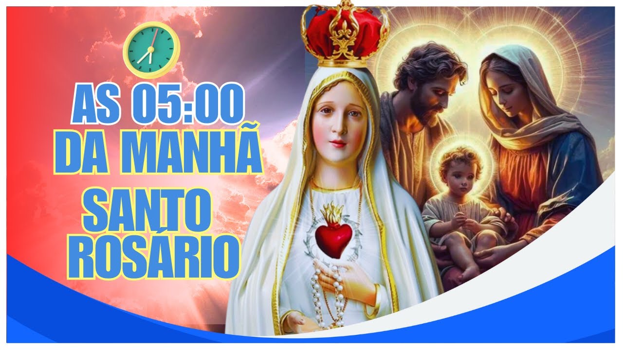 SANTO ROSARIO DA MANHÃ 29/01/2025 DIRETO DA CAPELA SAGRADA FAMILIA AS 05:00 - YouTube
