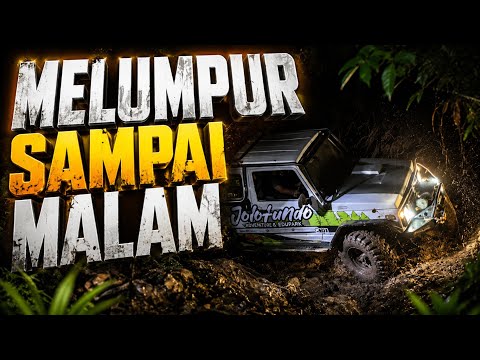 NJALUR SAMPAI MALAM, 2 OFFROADER YANG MOBILNYA TERBALIK,,