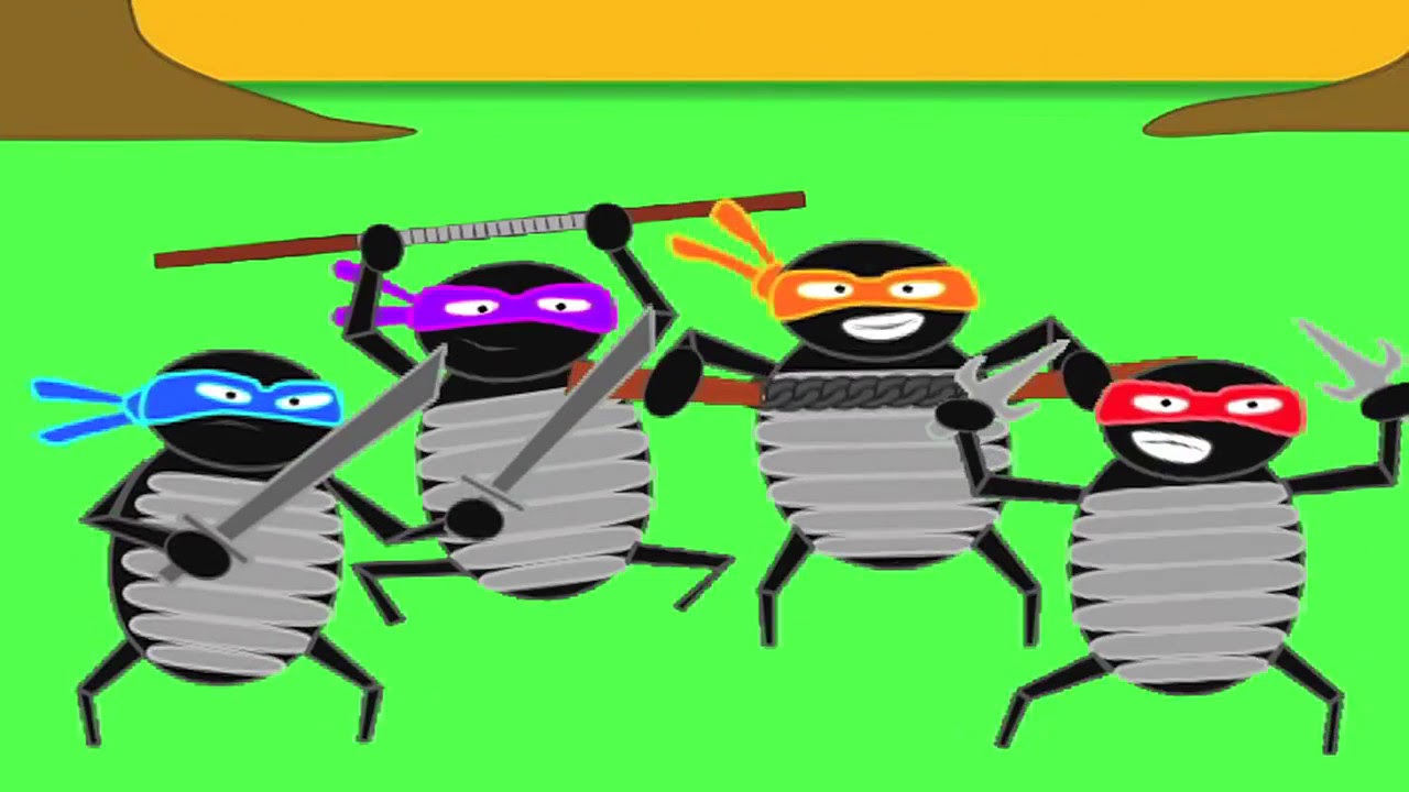 Teenage Mutant Ninja Beetles CARTOON - YouTube