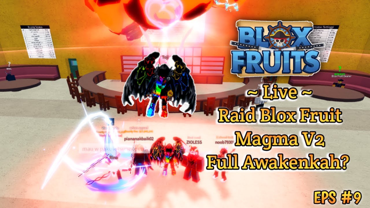 🔴(LIVE) Roblox Indonesia - Raid Magma v2 Full Awaken hari Ini • Private ...