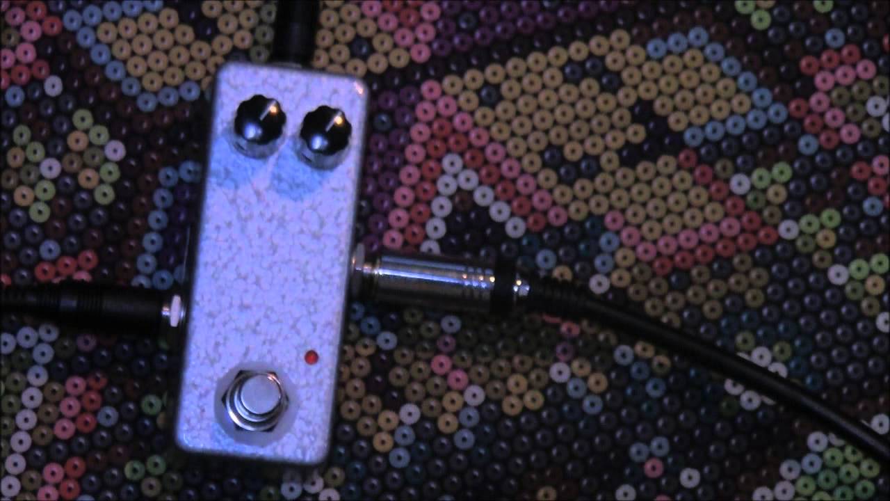 自作エフェクター Mosrite Fuzzrite CLONE 定数変更verシリコン - YouTube