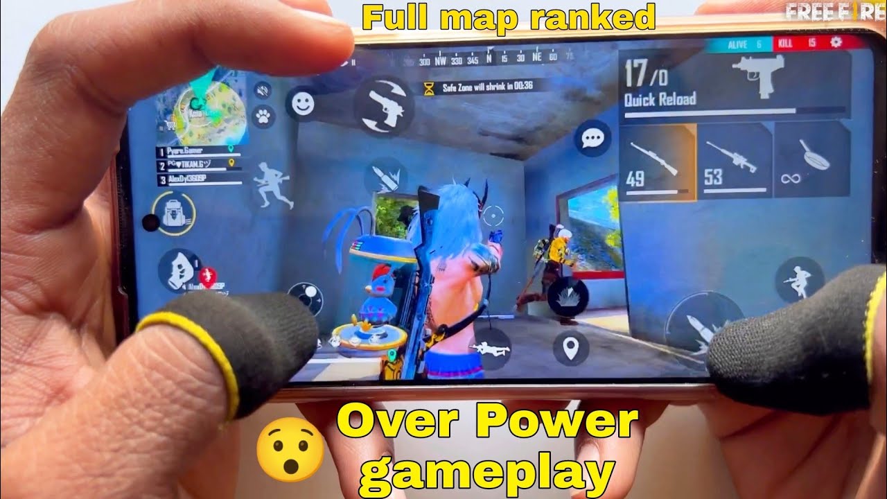 Poco x3 pro free fire gameplay test 2 finger handcam m1887 onetap ...