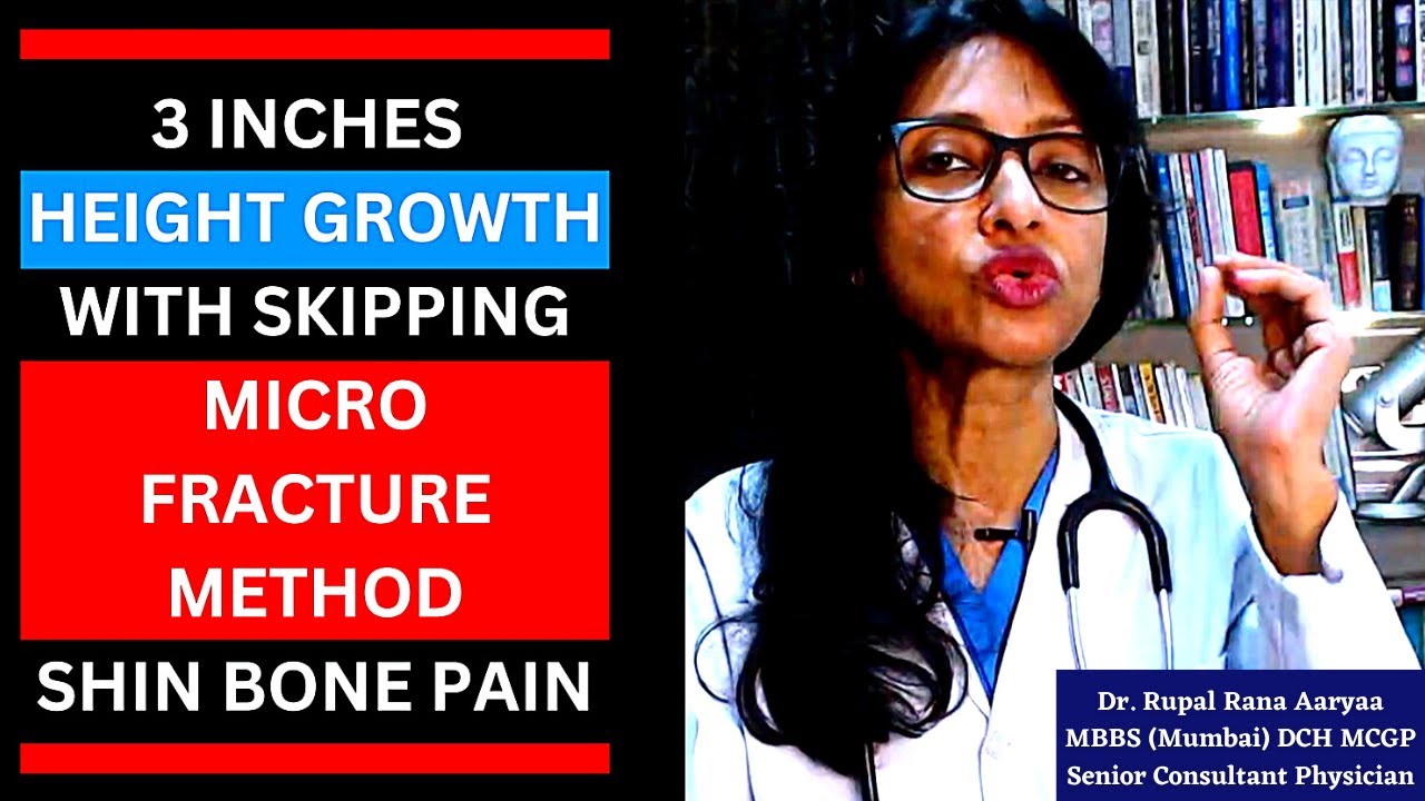 👉 3 INCHES HEIGHT GROWTH BY SKIPPING MICRO FRACTURE METHOD - SHIN BONE ...