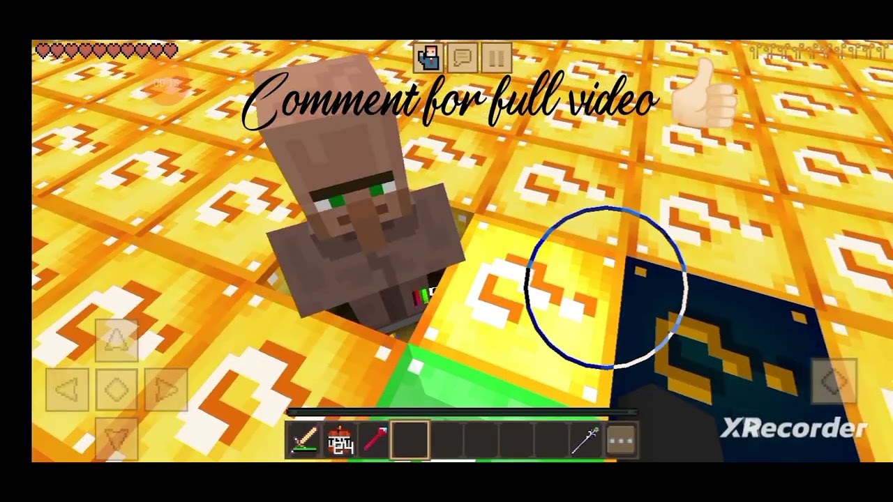 minecraft lucky block in crafting and building 👍🏻 - YouTube