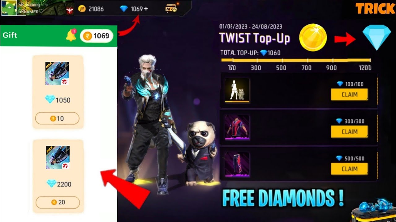 Free Diamond App 2023 | Free Diamond | How To Get Free Diamonds - YouTube
