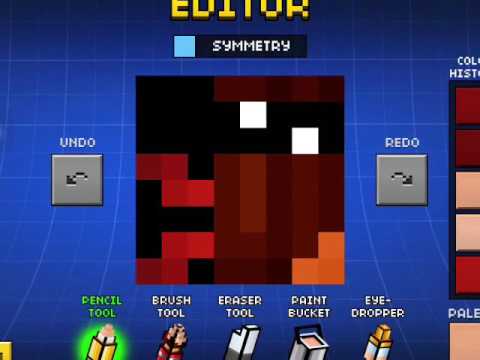Pixel gun 3d - how to make the clan skin (read description) - YouTube