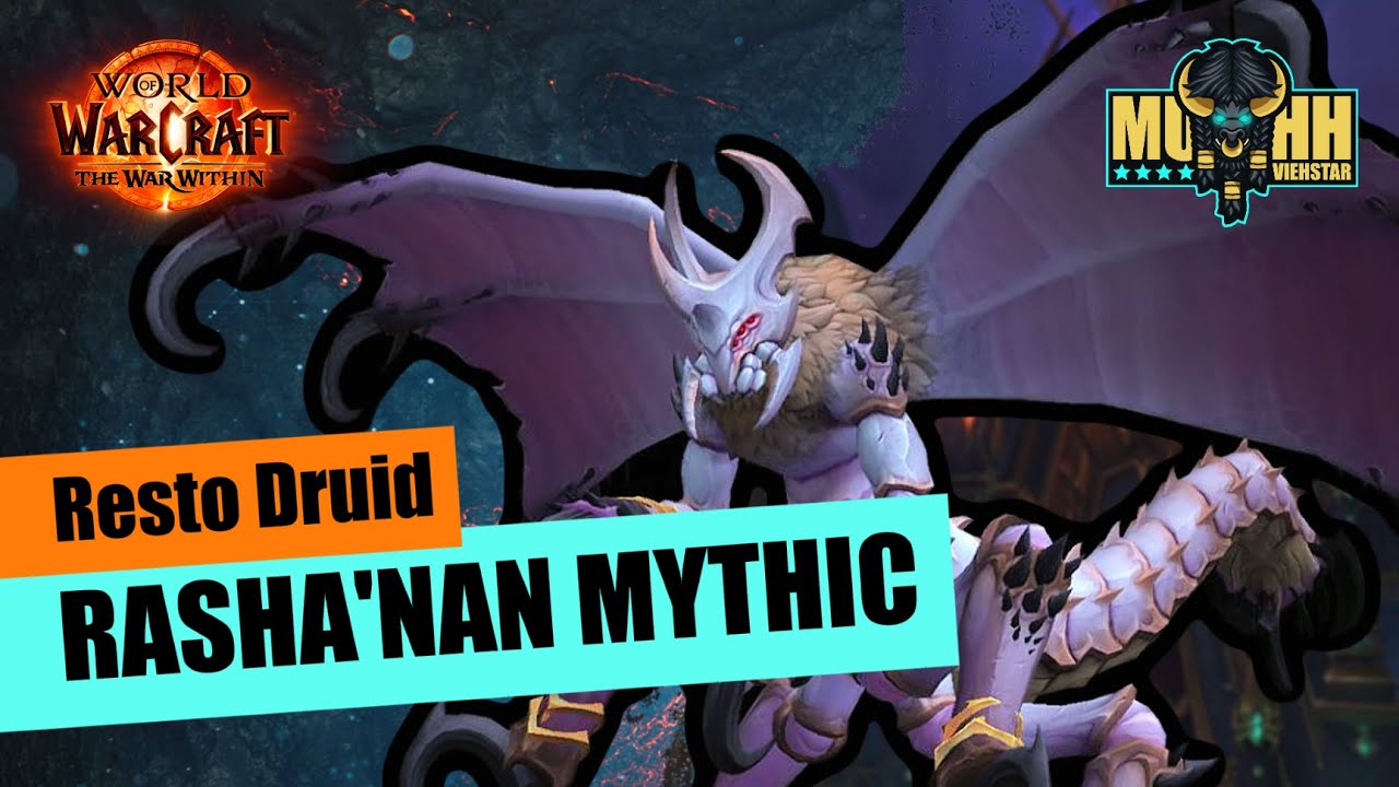 Smooth Rashanan Mythic FIRST KILL | Nerub-ar Palace | Resto Druid | The ...