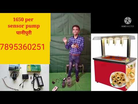 Automatic Pani puri Machine sensor kit - YouTube