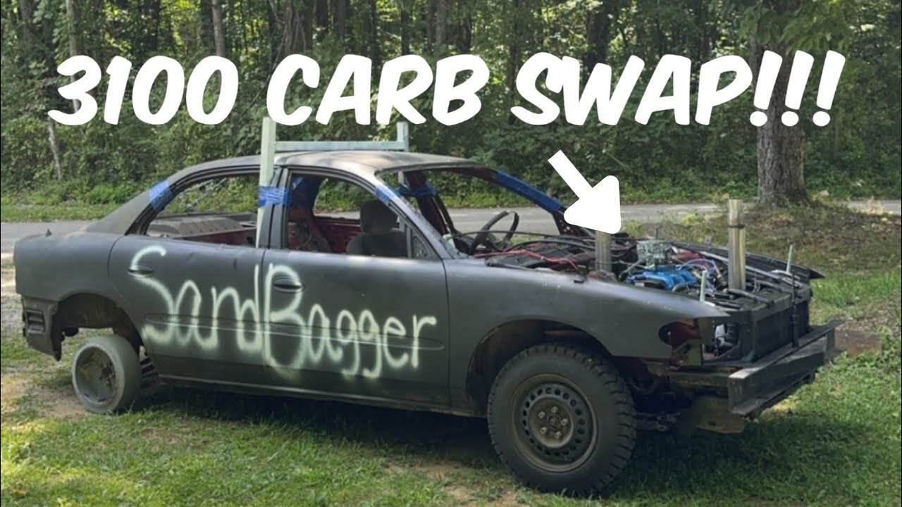How to carb swap a 3100 v6 derby car - YouTube