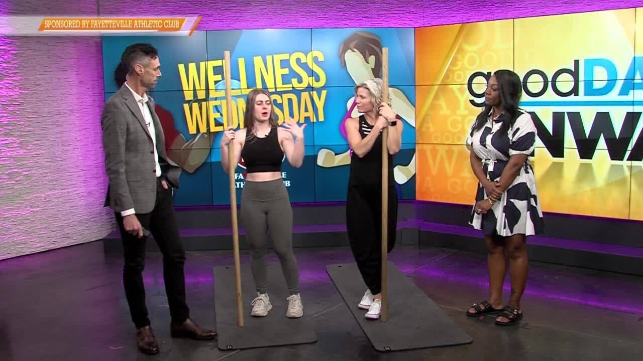Wellness Wednesday: Dowel rods in your workout? - YouTube