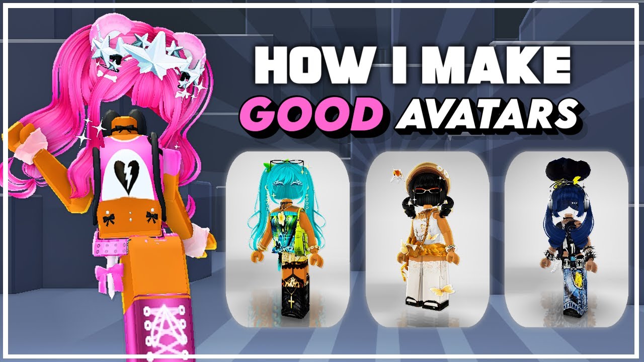 How I make GOOD Roblox Avatars - YouTube
