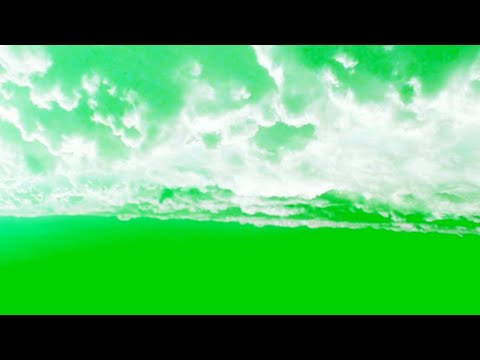 Movements of Cloud Weather Green Screen Background Footage - YouTube