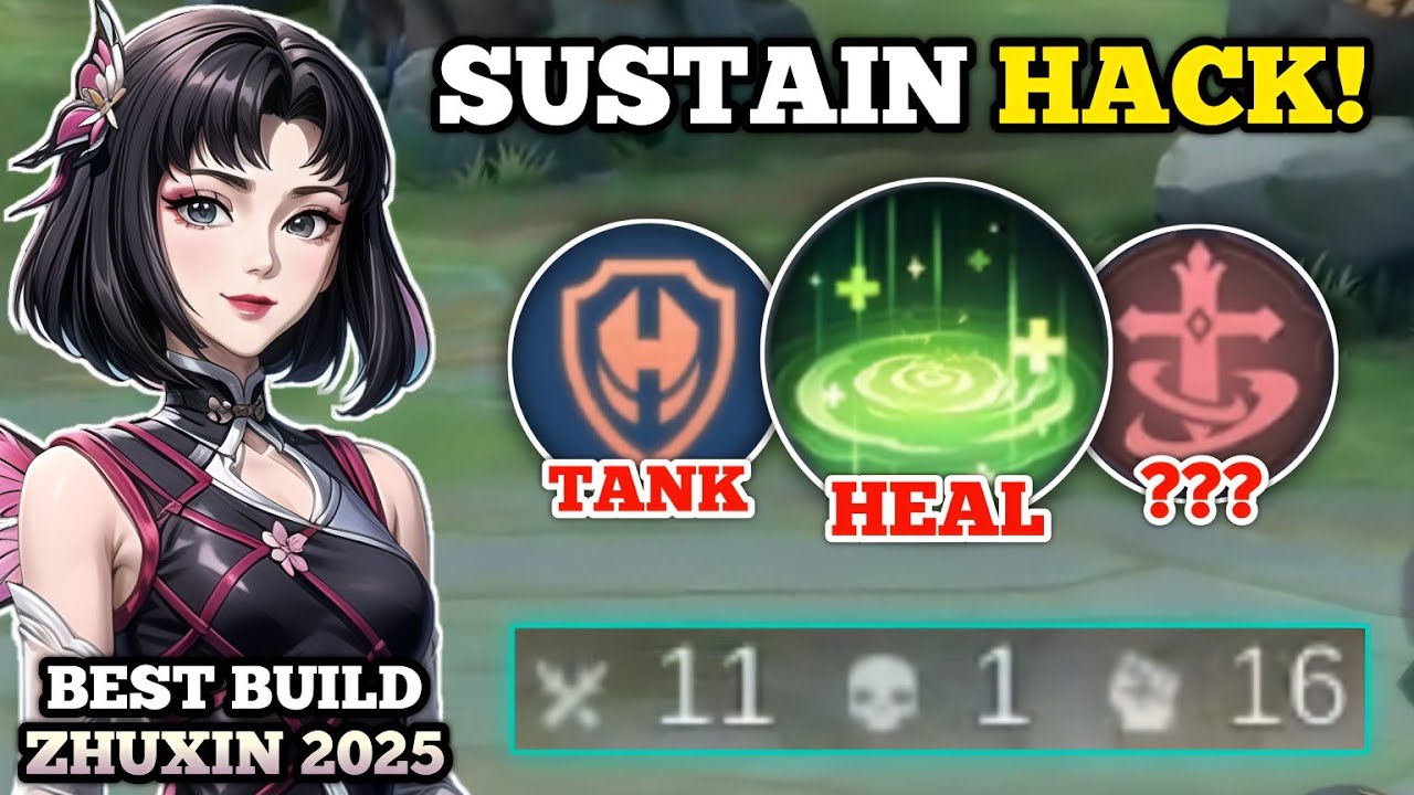 ZHUXIN TANK EMBLEM + REVITALIZE!‼️ (sustain hack!💀) | GLOBAL ZHUXIN ...