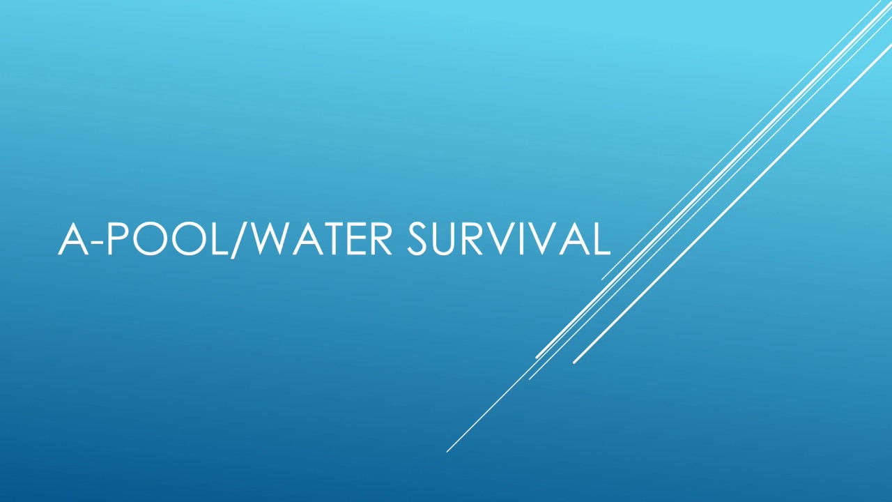 Navy API (Thus far): A-Pool and Water Survival - YouTube