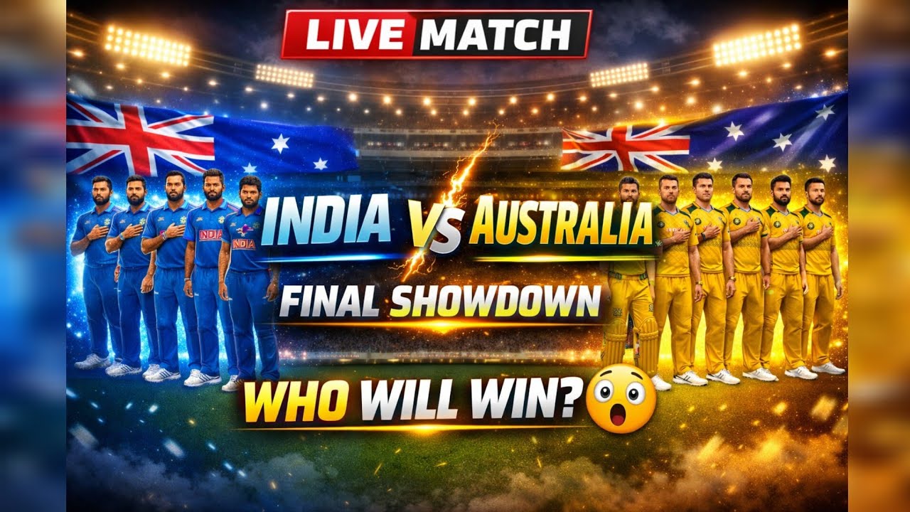INDIA 🇮🇳 vs AUSTRALIA 🇦🇺 LIVE MATCH 🏏 | FINAL SHOWDOWN | REAL CRICKET ...