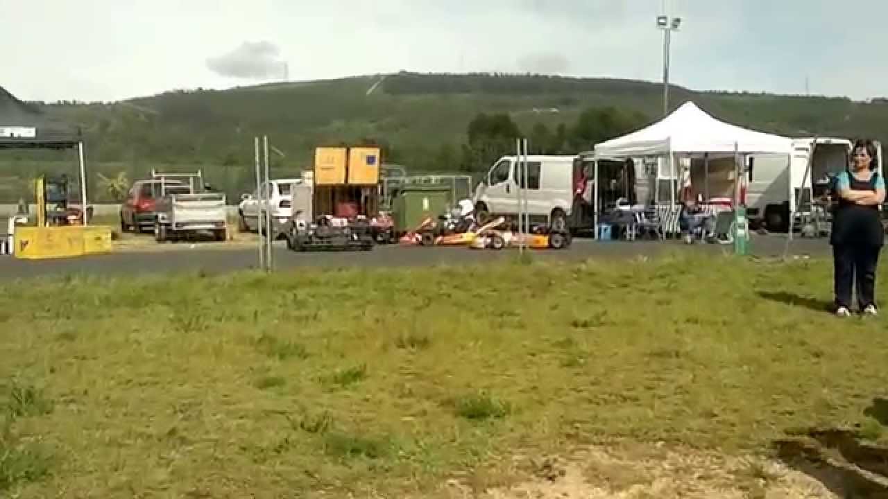 Karting Vortex KF2 - circuito a madalena - YouTube