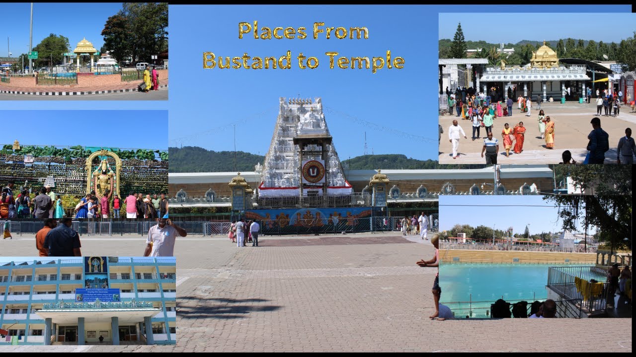 Places From Tirumala Bustand to Temple || Tirumala || Tirumala Temple ...