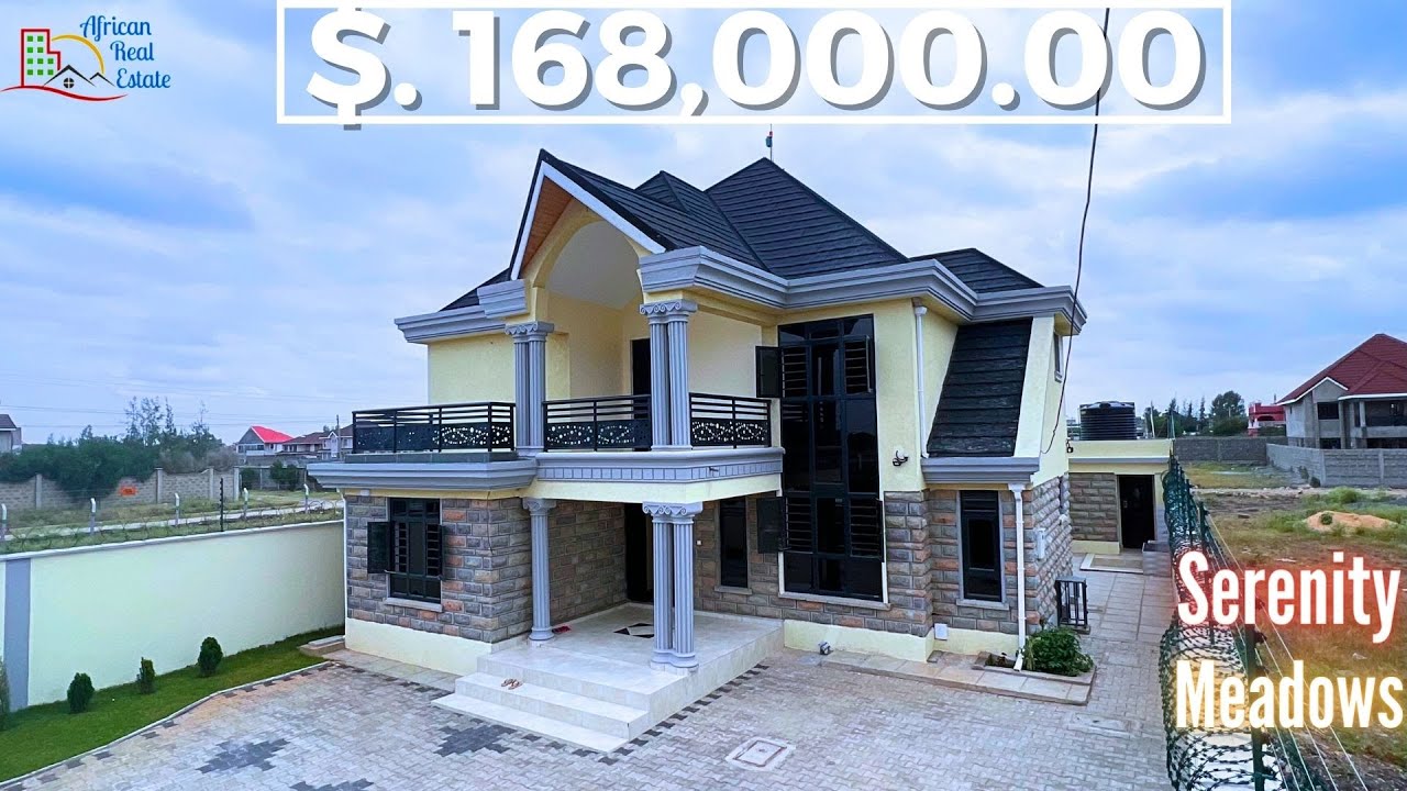 Touring a 4 BEDROOM MEGA MANSION in Serenity Meadows (Mombasa road) For $168,000 ONLY -Very Cosy ...