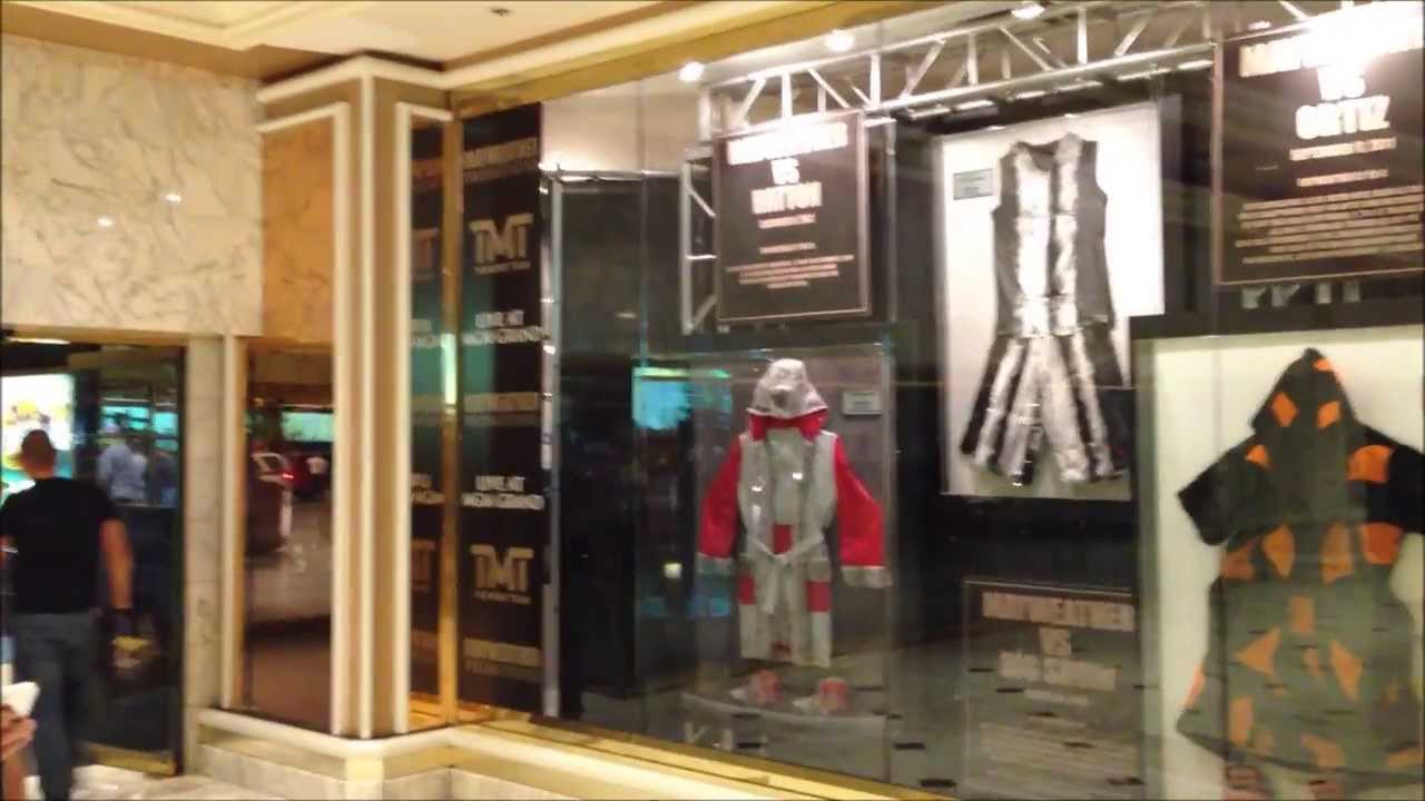 Floyd Mayweather's Outfits On Display @ MGM Grand - YouTube
