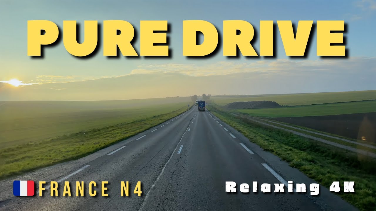 1.5-Hour Calm Road Trip🚛 Through France 🇫🇷 | Scenic Countryside Drive ...