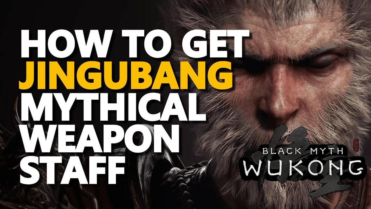 How to get Jingubang Mythical Weapon Staff Black Myth Wukong - YouTube