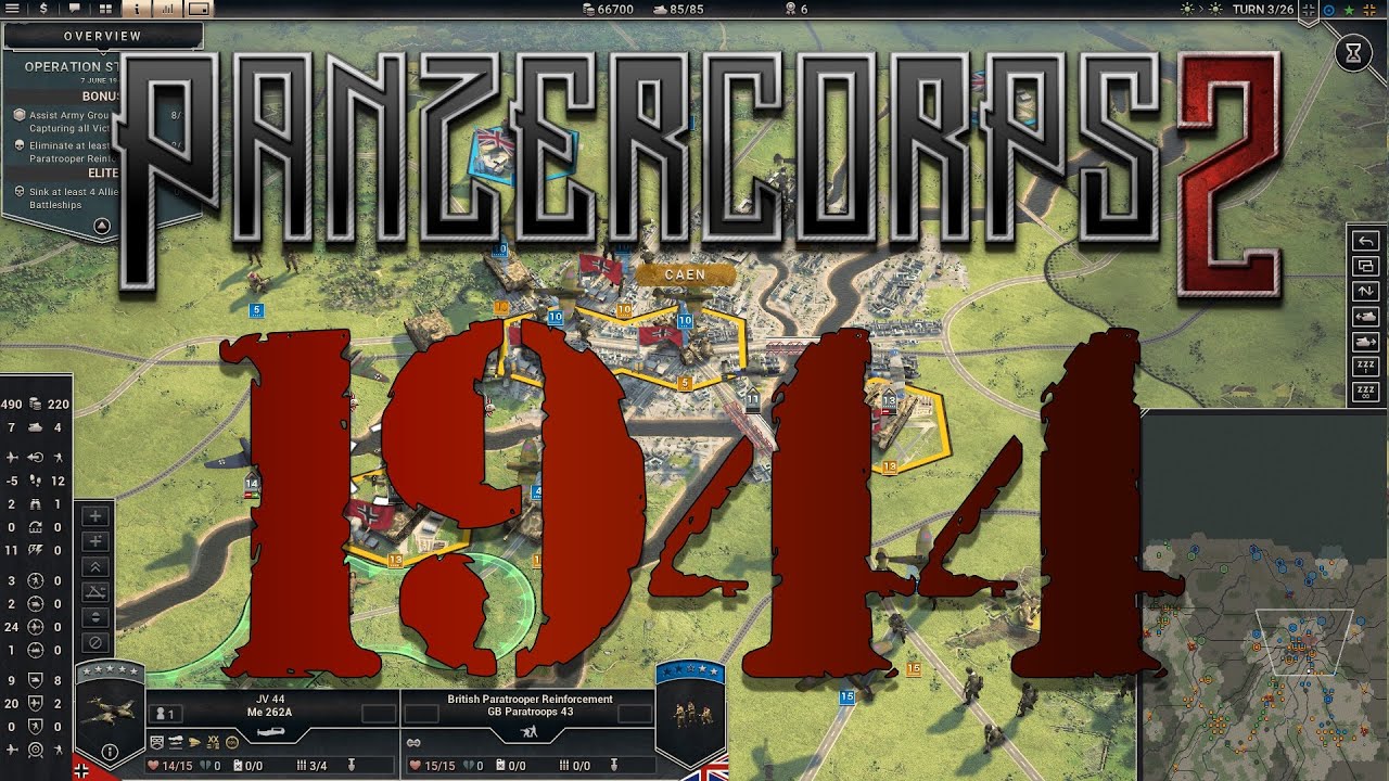 Panzer Corps 2 - 1944 First Impressions - YouTube