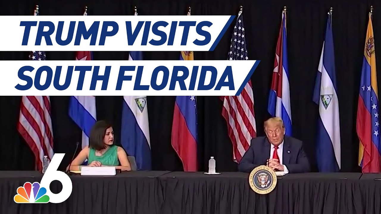 President Trump Visits South Florida - YouTube