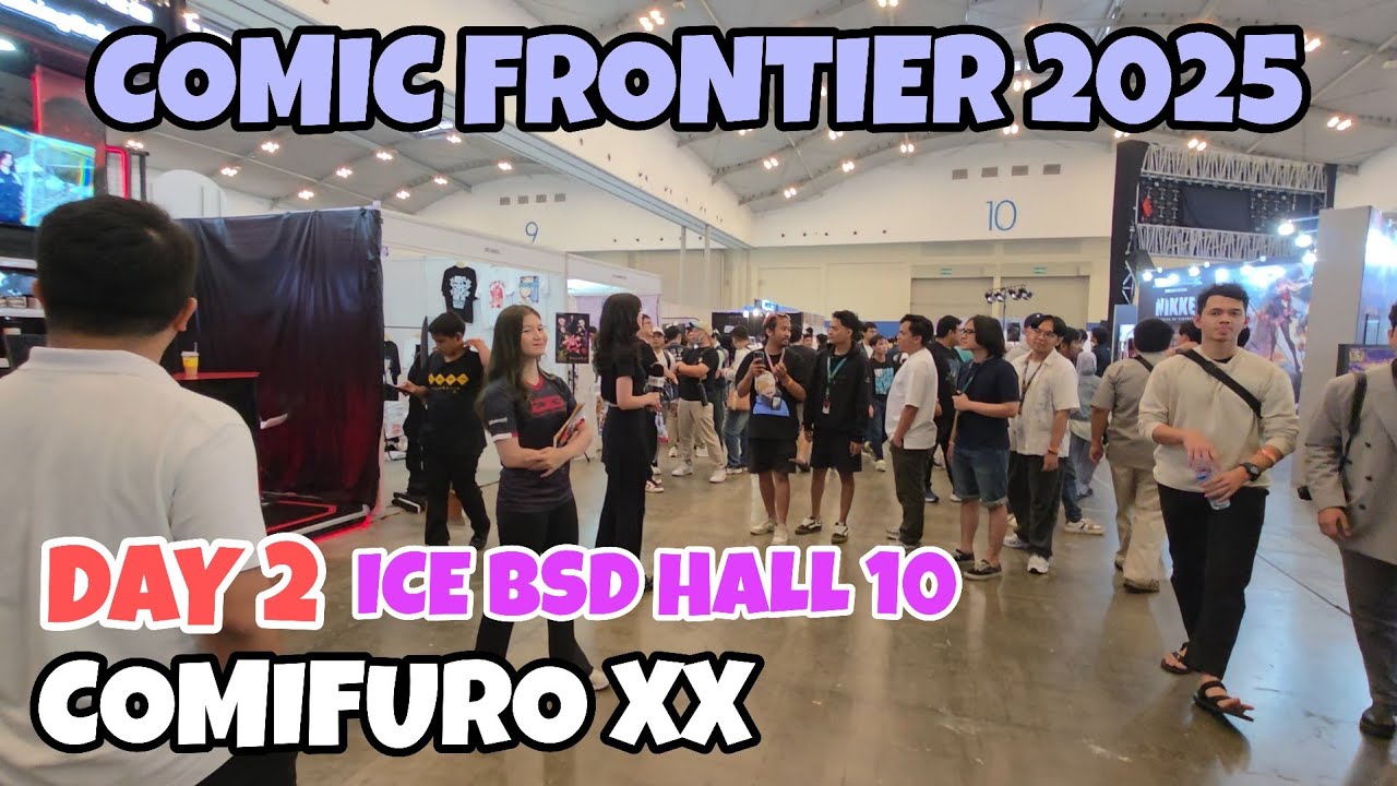 VLOG COMIC FRONTIER ( COMIFURO ) 20 2025 DAY 2 AT ICE BSD HALL 10 ...
