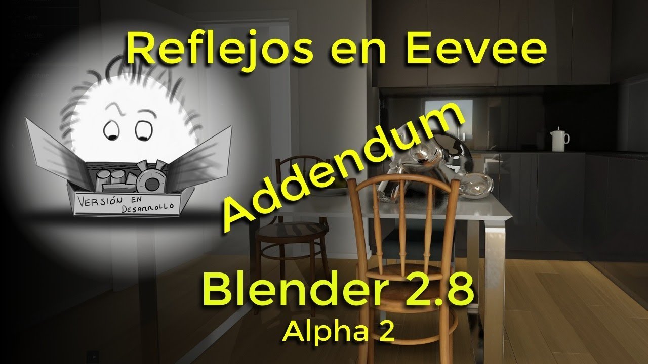 Reflejos en Eevee Addendum - Reflection Planes (Blender 2.8 Alpha2 ...