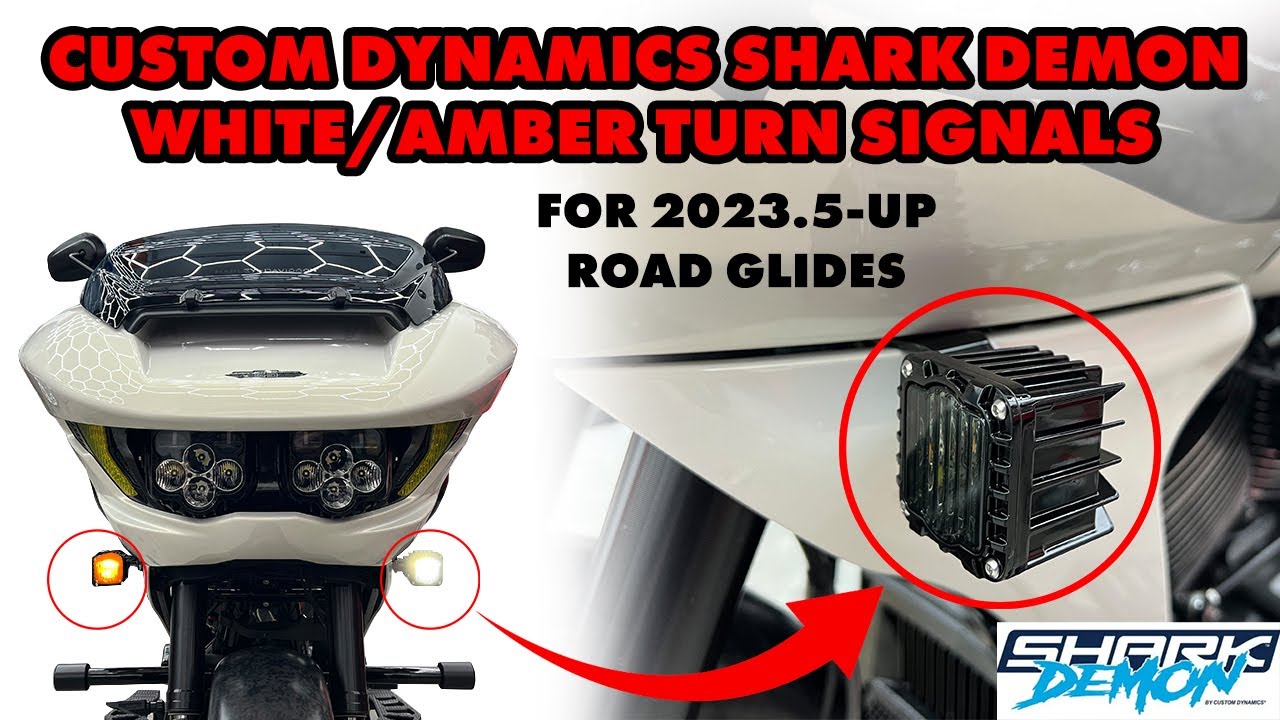 Bright! Shark Demon LED Front Turn Signals by Custom Dynamics 23.5-Up ...