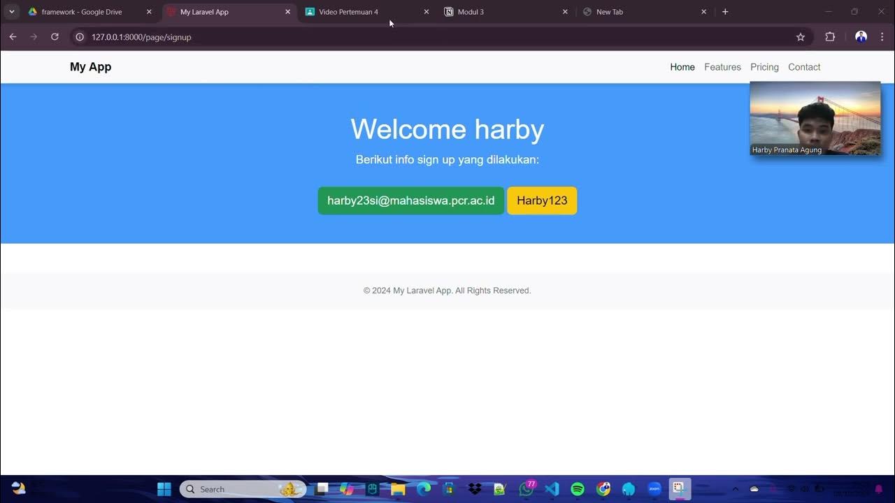 BAGIAN 4 - Passing data ke controller, Laravel validation, Pembuatan form login - YouTube
