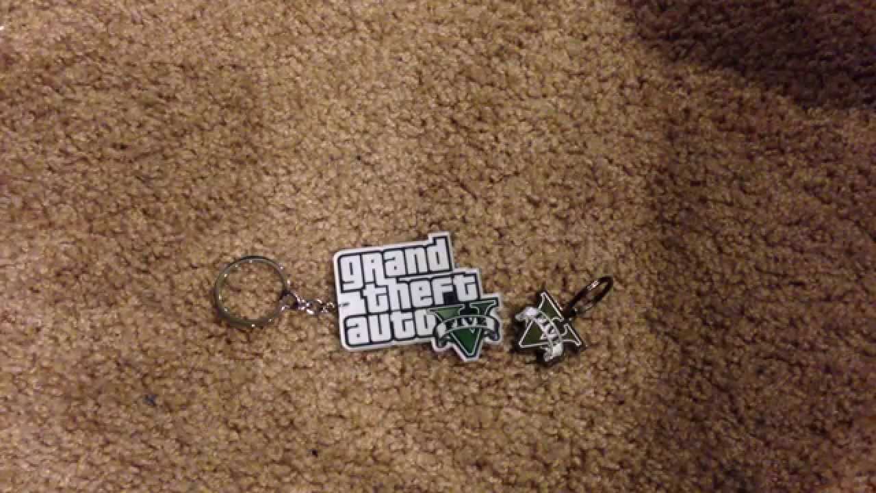 Unboxing the Collectible GTA 5 Logo Keychain - YouTube
