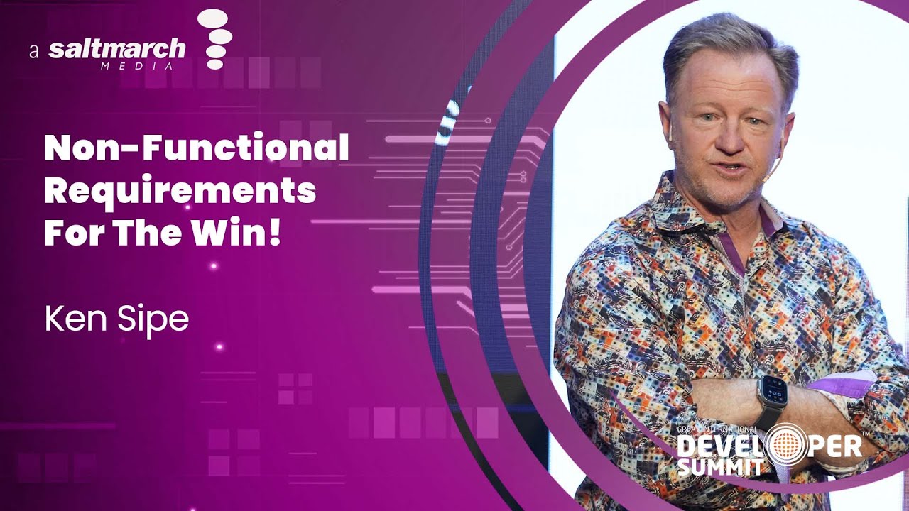 Non Functional Requirements For The Win! - Ken Sipe - YouTube