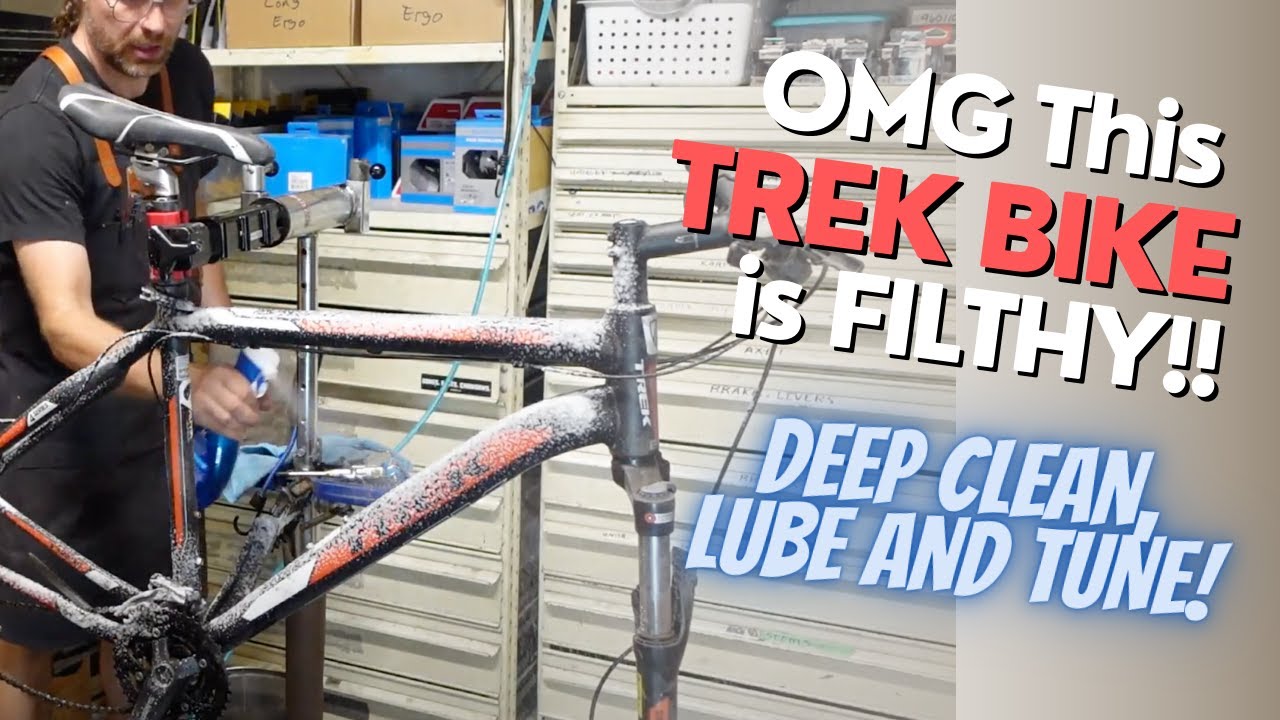 This abandoned TREK MTB gets RESCUED from a parking garage - YouTube