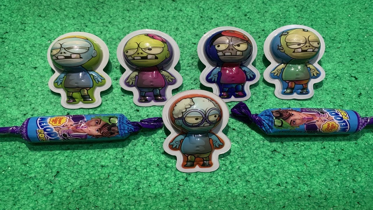 Satisfying video Asmr lollipop and chocolate unboxing sweet gummy candy ...