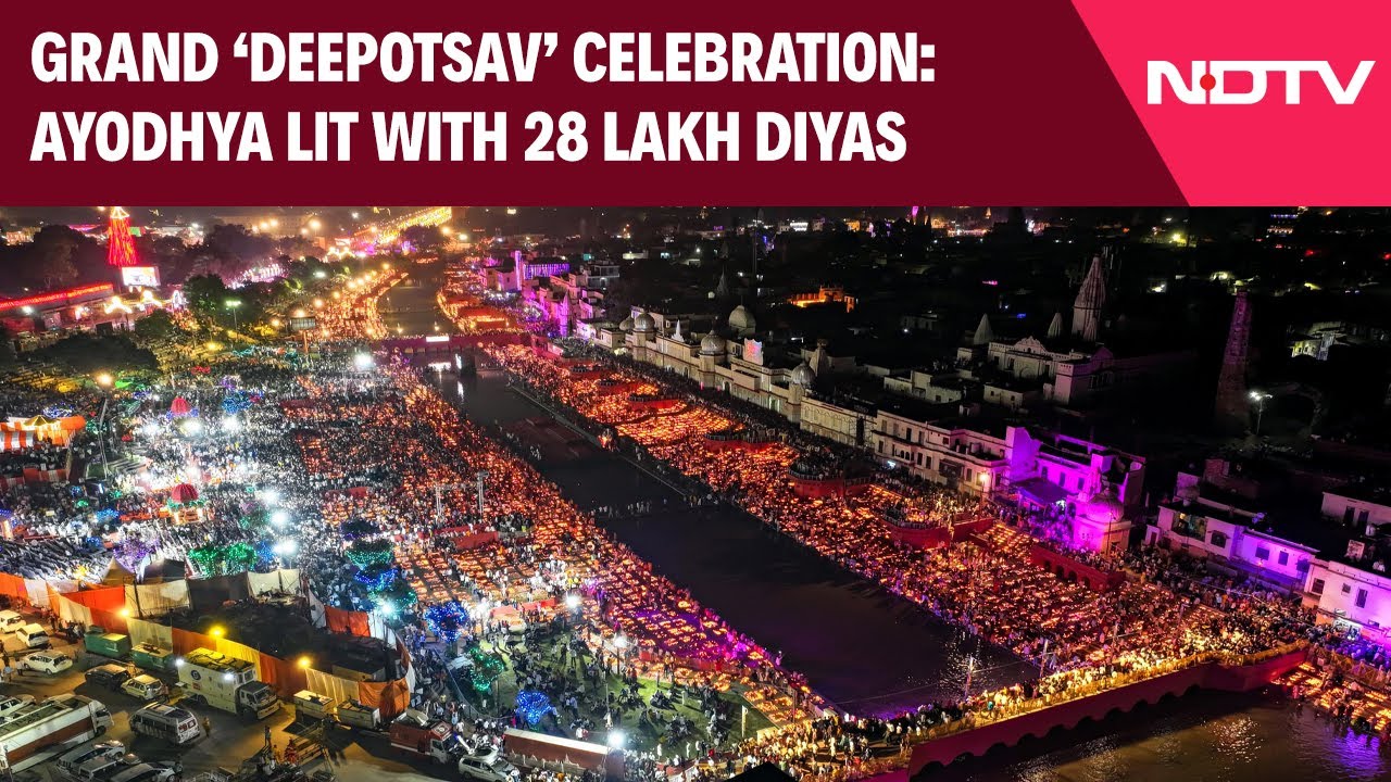 Deepavali In Ayodhya | Grand ‘Deepotsav’ Celebration: Ayodhya Lit With ...