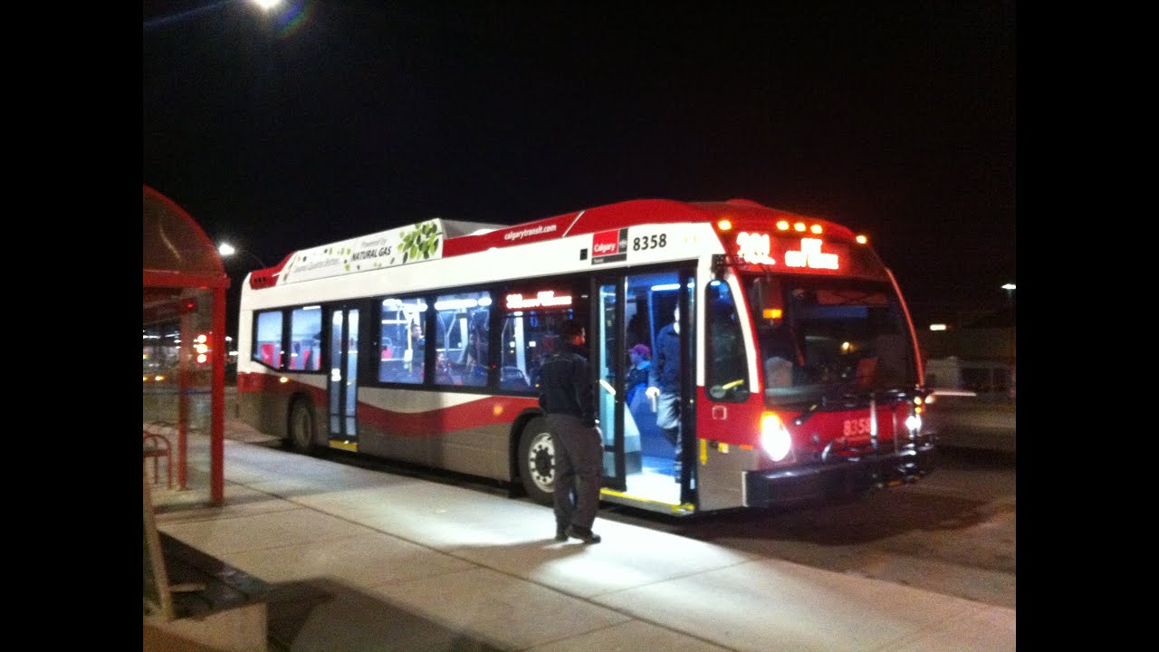 [Calgary Transit] New Bus! - 2019 Novabus LFS CNG (#8358) on Route 301 ...