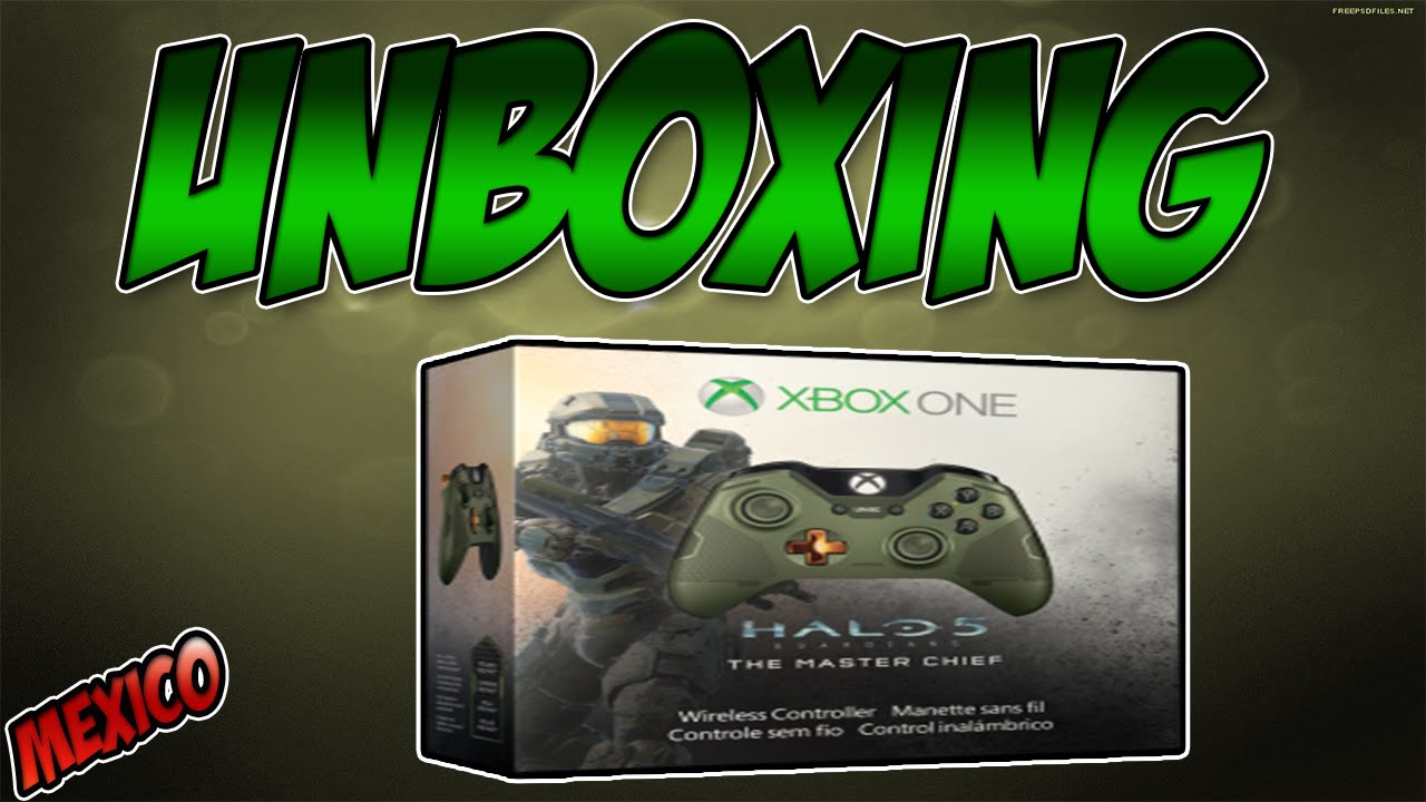 XBOX ONE UNBOXING "MASTER CHIEF" CONTROLLER, EPIC - YouTube