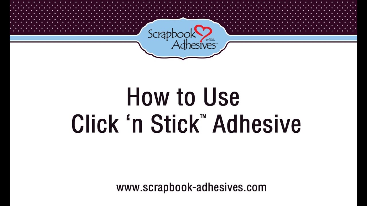 How to Use Click 'n Stick Applicator - YouTube