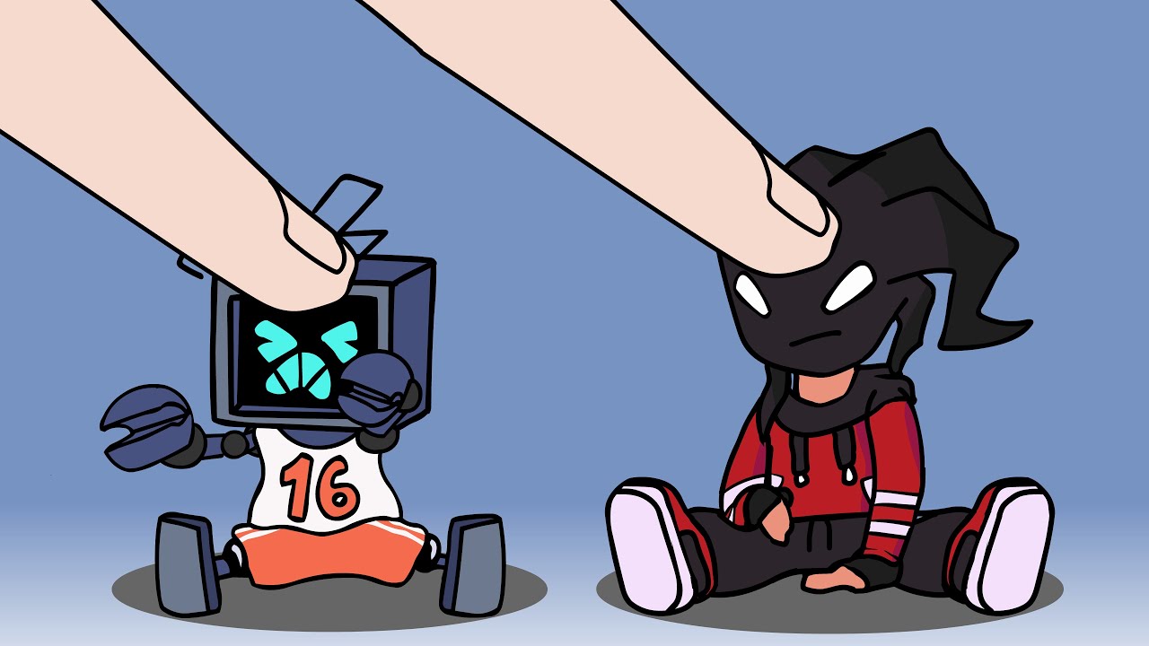 Anime Chibi FNF vs Finger | Friday Night Funkin' Animation | Hex and A ...