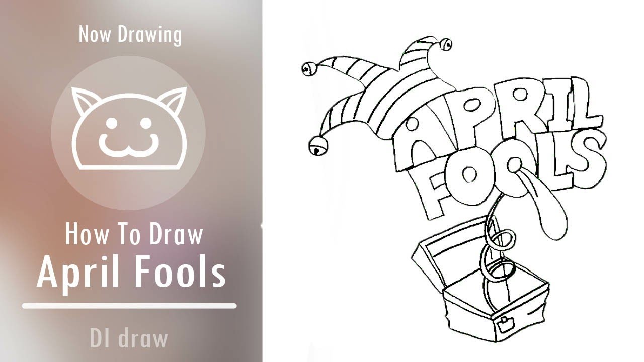 How to Draw April Fools / April Mop - YouTube