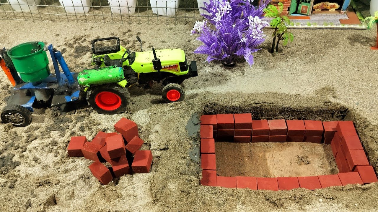 Mini Bricks| Swimming pool| How to make school science project| water ...