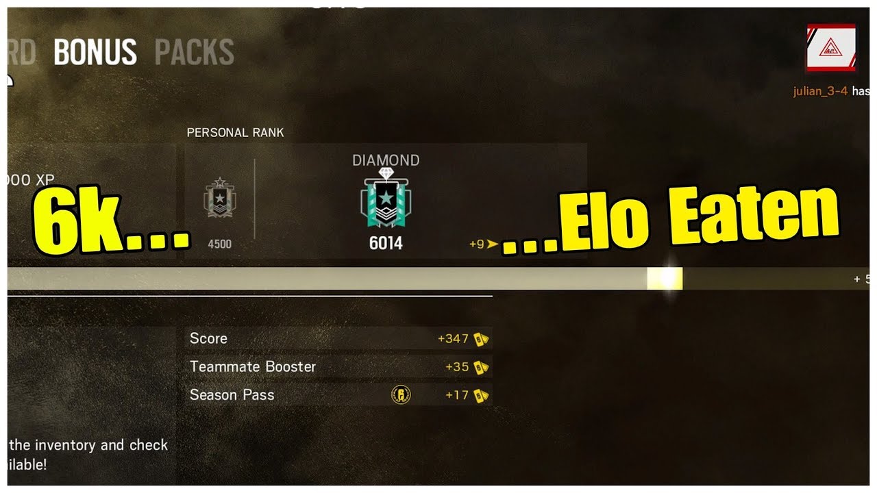 6k Elo Eaten: Ps4 Diamond - Ranked highlights - Rainbow Six Siege ...