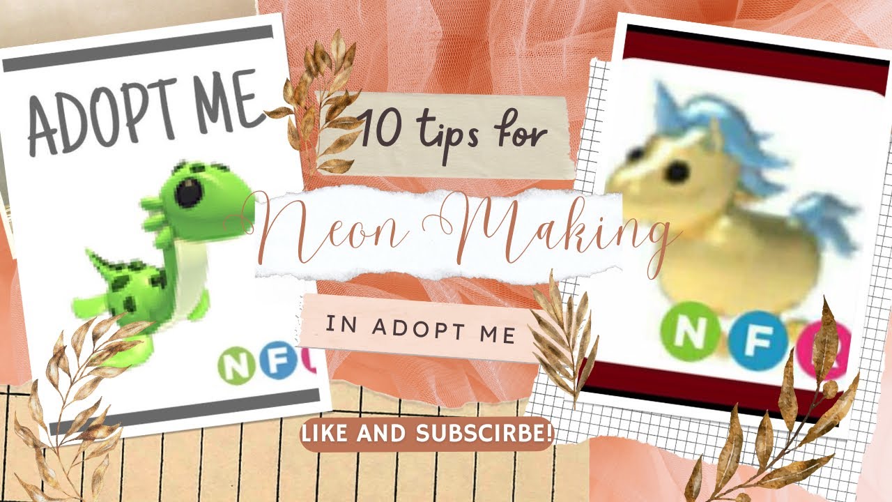 🌸—[] 10 tips for making neons in adopt me [] cloudiixstormii []—🌸 - YouTube