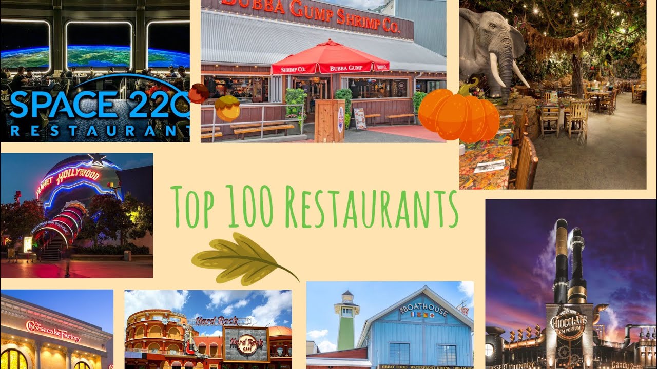 Top 100 Restaurants - YouTube