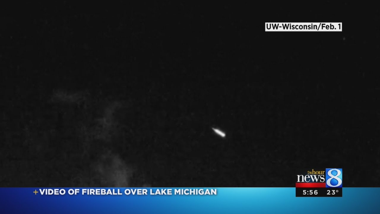 Fireball seen streaking across West Michigan sky - YouTube