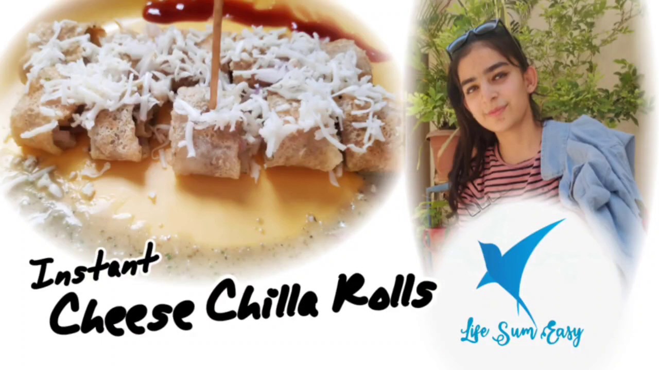 Instant Cheese Chilla Rolls - YouTube