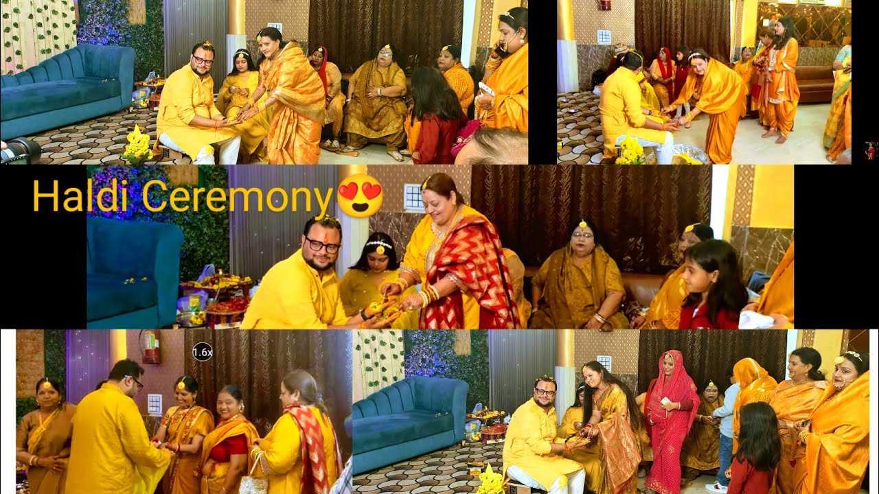 Haldi Ceremony l हिमांशु की हल्दी रस्म😍Haldi function Garhwali culture ...