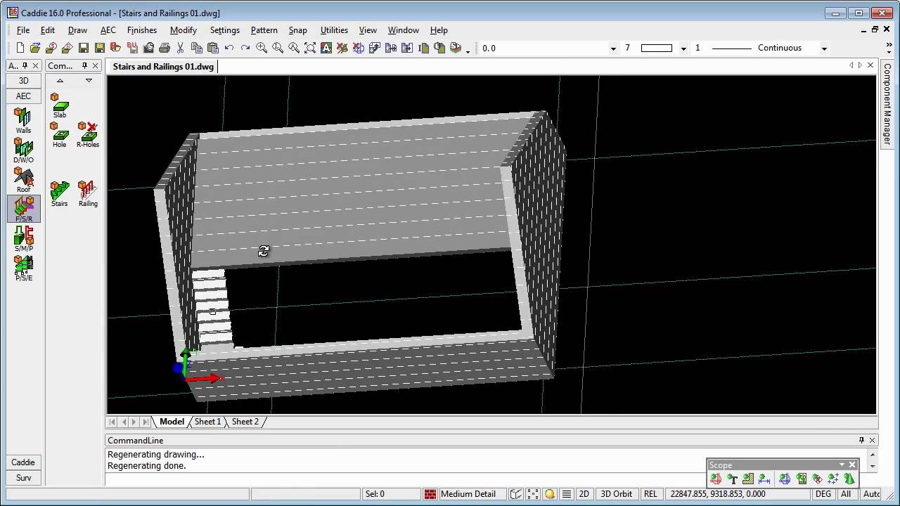 AEC_Stairs_ and_ Railings_in Caddie - AutoCAD Architecture compatible ...