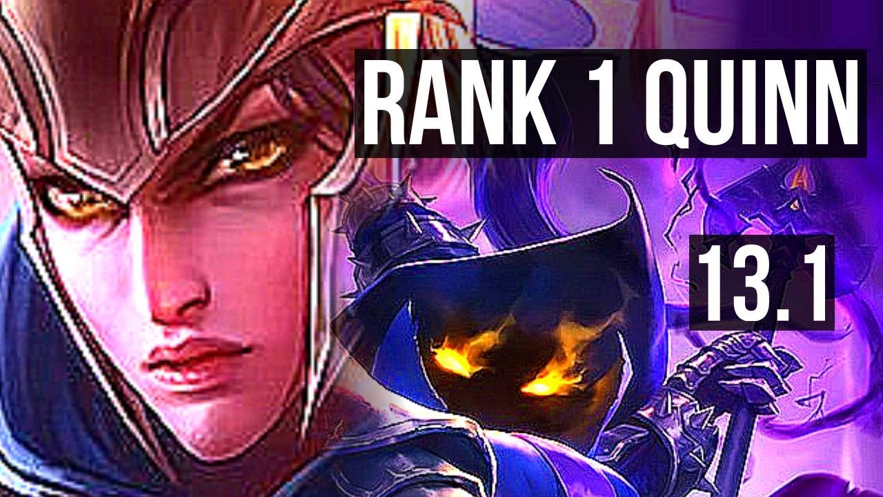 QUINN vs VEIGAR (MID) | Rank 1 Quinn, 7/0/5, 600+ games, Godlike | KR ...